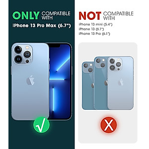 SUPCASE for iPhone 13 Pro Max Case (Unicorn Beetle Mag),[Compatible with MagSafe] [Military-Grade Protection] Protective Slim Clear Magnetic Shockproof Phone Case for iPhone 13 Pro Max, Azure