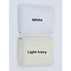 1T 1 Tier Crystals Pearls Beaded Wedding Veil (Elbow Length 30" Ivory)