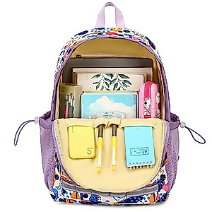 CAMTOP Elementary Backpack for Kids Girls Backpack Middle School Bookbags Causal Daypack Travel (Graffiti Backpack)