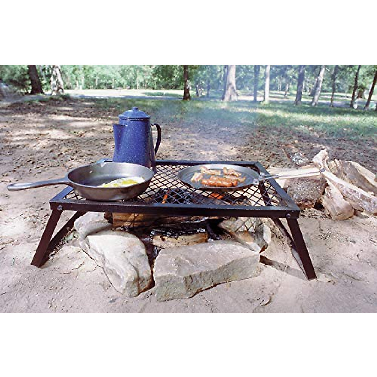 Texsport Heavy Duty Camp Large Grill Black, Extra Large