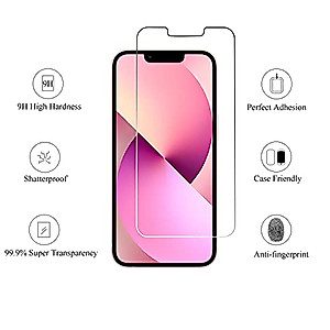 Ailun Glass Screen Protector for iPhone 13 mini [5.4 Inch] Display 2021 3 Pack Tempered Glass