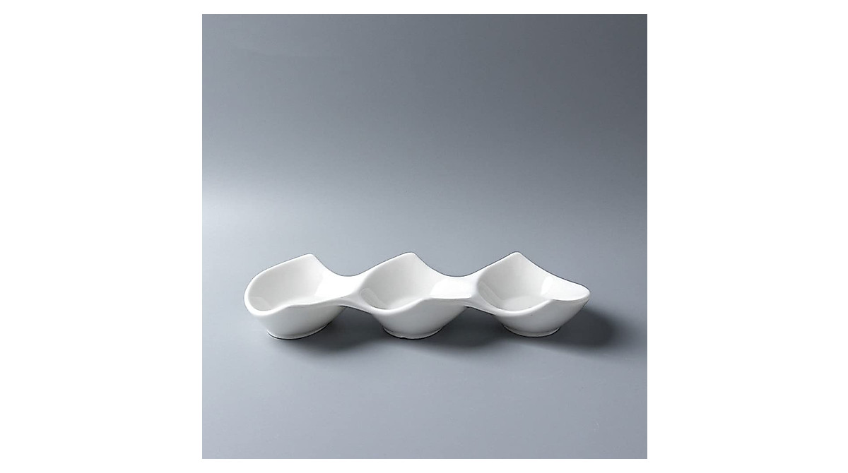 FRCOLOR Divided Plates Set - Elegant Ceramic Dishes