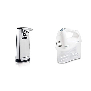 Hamilton Beach Electric Can Opener + Hand Mixer Bundle