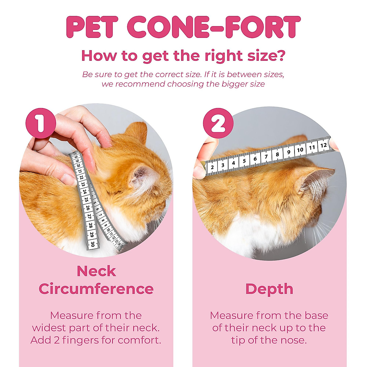 SunGrow Cat Cone Collar Soft Washable, Cat Recovery E Collar Sleep Cone After Surgery to Stop Licking, Pet Cone of Shame Alternatives, Scratch & Bite Proof Grooming Soft Cone for Easy Nail Cutting