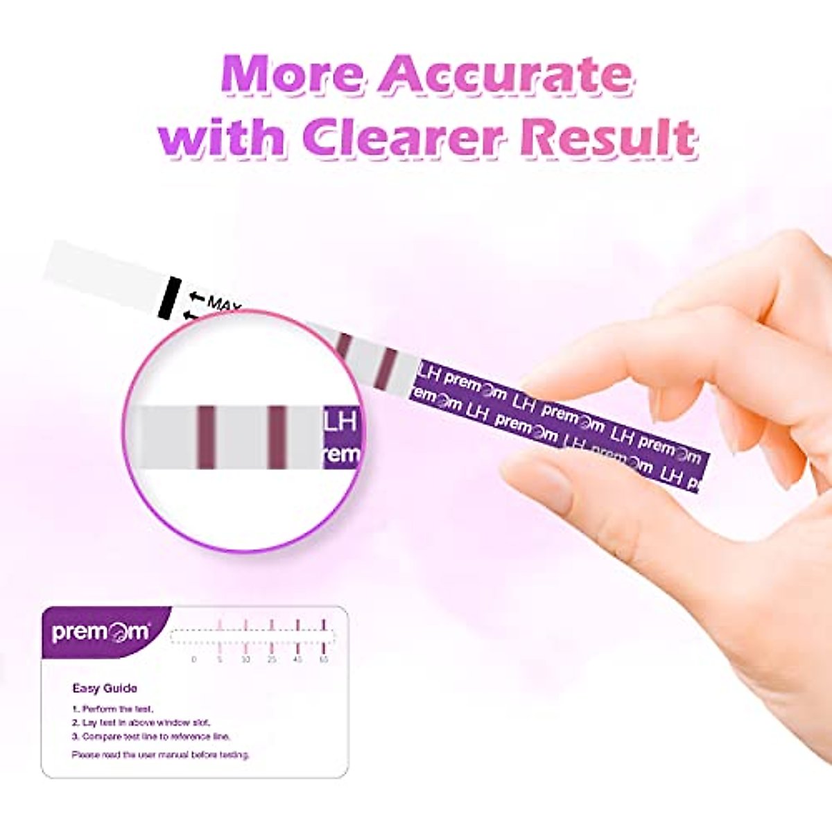 Premom Quantitative Ovulation Test Strips：Ovulation Predictor Kit with Numerical Ovulation Reader, 60 Pack Digital Ovulation Test Kit Packaging May Vary