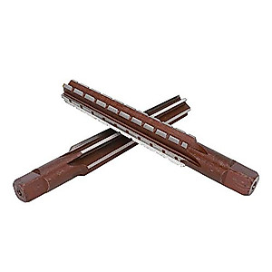 2Pcs High Carbon Steel Straight Shank Morse Taper Reamer Rough + Fine Hand Reamer Set Replacement(MT2#)