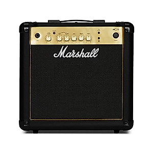 Marshall Amps Guitar Combo Amplifier, 3.5mm Jack, Black (M-MG15G-U)