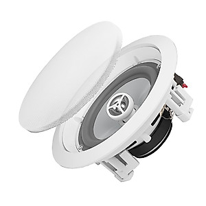 OSD Audio ICE600WRS 6.5" in-Ceiling/in-Wall 300W Water-Resistant Outdoor Speaker Set of 4 Speakers