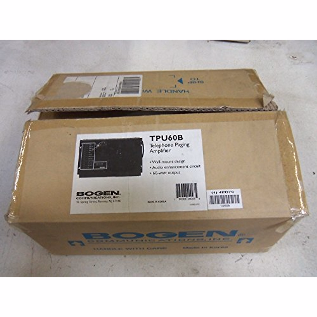 Bogen Communications TPU60B - Telephone Paging Amplifier (60W)