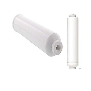 CFS 10" Post Carbon Filter 1/4" Female (FPT) T33 Inline Coconut Grade Activated Carbon Pre/Post Membrane Filter for Taste and Odor Reduction
