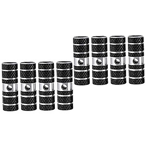 Kisangel 2pcs Pair Black Peg Cycling BMX Feet Anti Anti-Skid Stunt Stands Accessories Bicycle Pegs Axle Aluminum Motorcycle Skid Adult Foot Seat Rear Alloy for Pedals