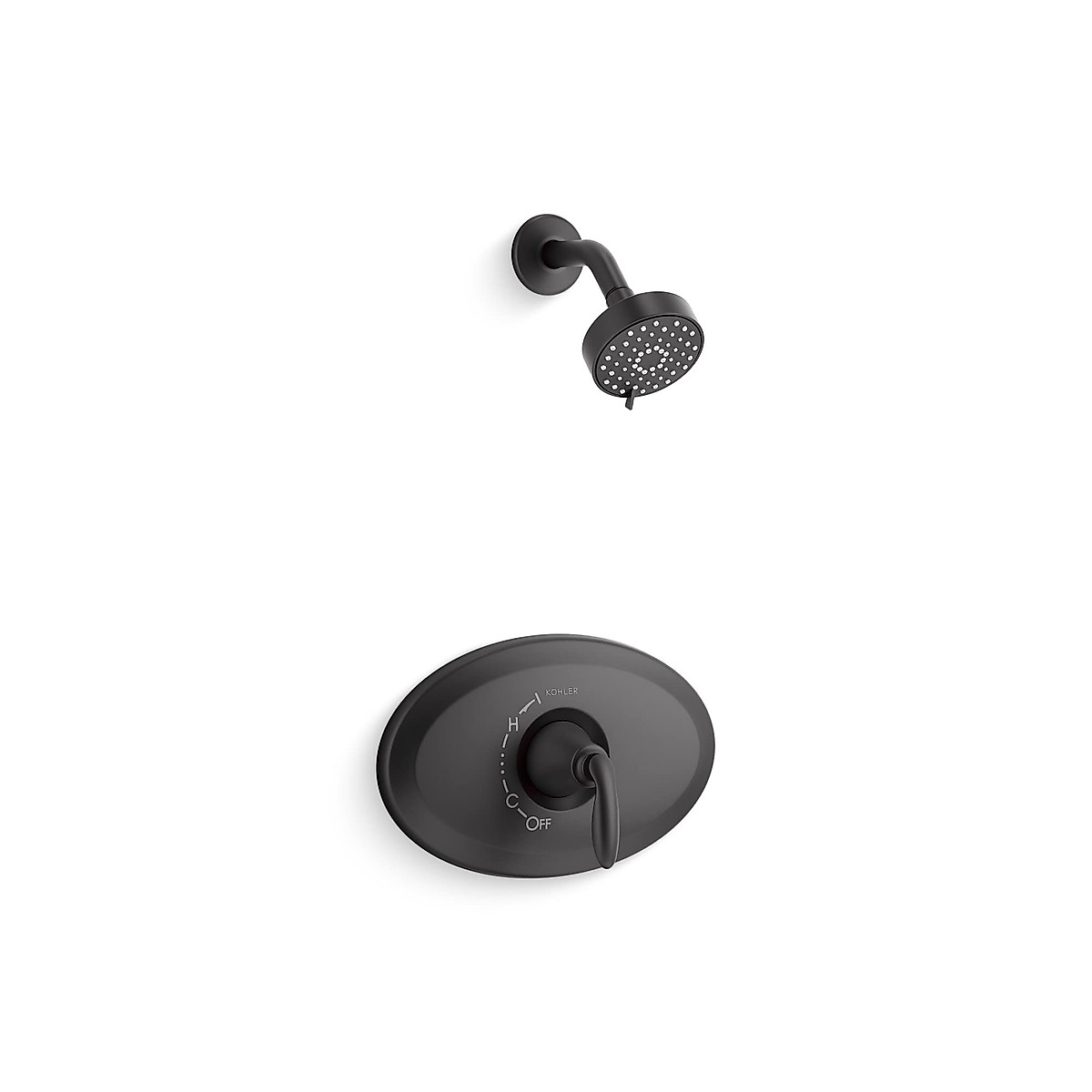 Kohler K-TS21947-4G-BL Remodel Rite-Temp Shower Trim Kit, 1.75 GPM, Matte Black