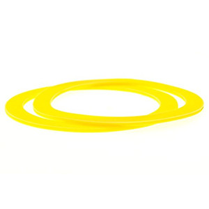 Canister Flush Valve Seal - Impresa Replacement Rubber Seal for Toilet - Equivalent to Kohler Toilet Parts K-GP1059291/2475620 - Easy to Install and Leak-Free Performance, 2-Pack,Yellow