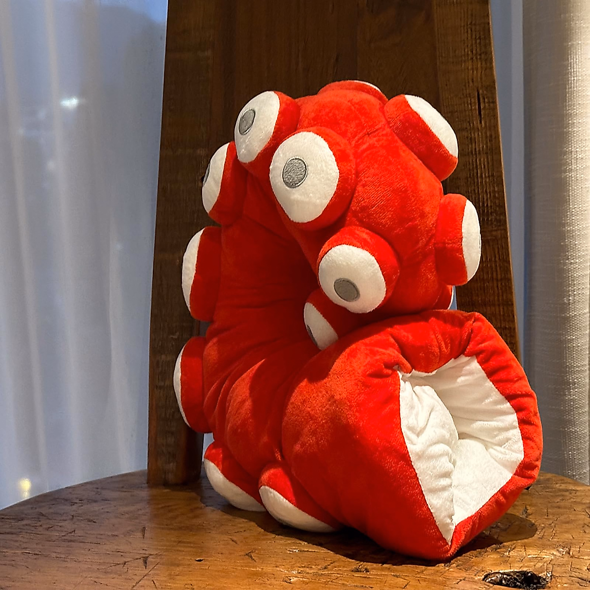 Yoholto Octopus Tentacles Plush Pillow, Tentacles Stuffed Animal, Interesting Plush Gift for Kids Adults(17.7 * 13.7in,Gray)