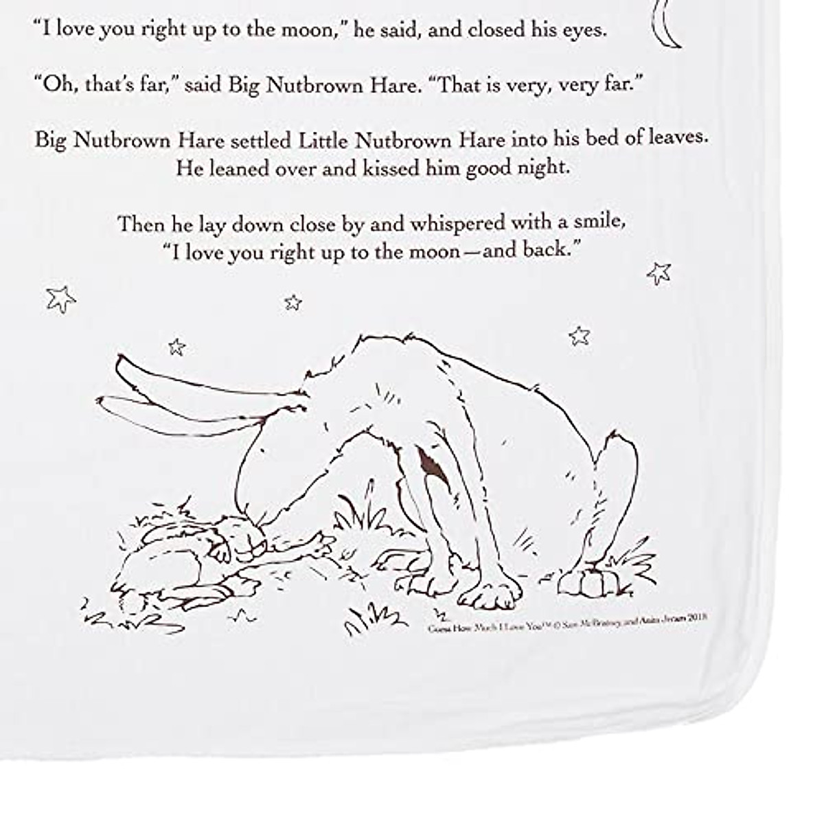 Guess How Much I Love You Storybook Baby Blanket