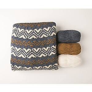 Knit Picks Wool of The Andes 100% Wool Worsted Weight Yarn Pack (10 Balls - Neutral)