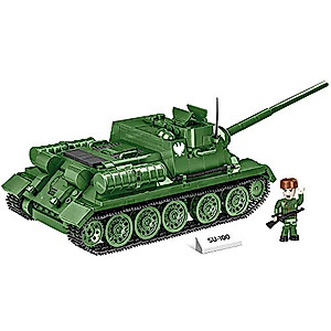 COBI Historical Collection SU-100 SPG Vehicle , Green