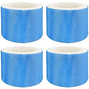 Funmit Humidifier Filters Replacement for Honeywell Humidifier Filter HAC-504 HAC-504AW and Honeywell Filter A, Replacement for Honeywell HCM-350 HCM-500 HCM600 Cool Mist Humidifiers, 4 Pack, Blue