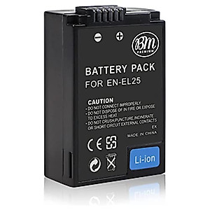 BM Premium High Capacity EN-EL25 Battery for Nikon Z30, Z50, Z 50, Z fc Digital Cameras