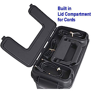 Case Club Compact Hard Case - Fits Xbox Series X, Two Controllers, & Cords - Impact Resistant - Lockable - Laser Cut Foam - Made in USA (Xbox Series X)