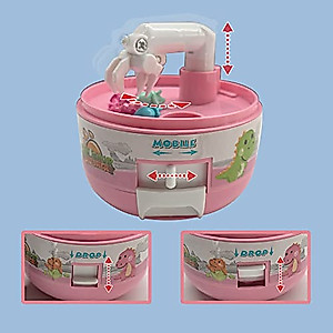 Uszeoka Mini Claw Machine for Kids,Toy Grabber,24 Tiny Stuff prizes,Dinosaur prizes Game,Miniature Things,Suitable for Birthday Gifts for 3,4,5,6,7 Year Old Boys and Girls,Fingertip Toys