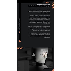 Moondrop Space Travel TWS Earphone Bluetooth 5.3 Noise Canceling True Wireless Stereo IEMs(Black)