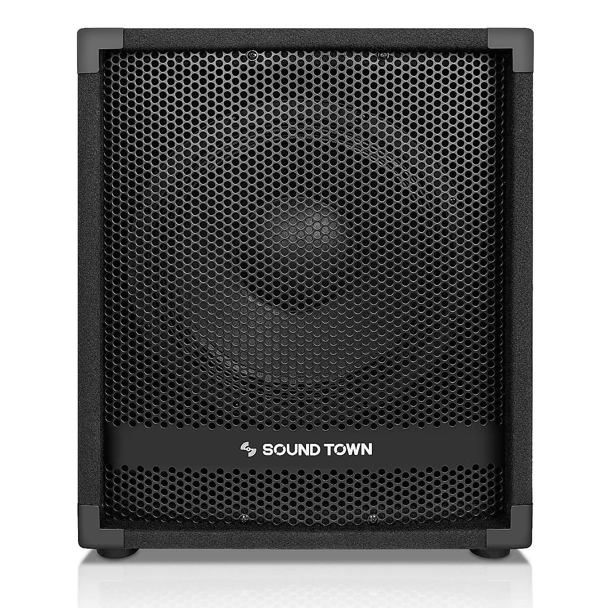 Sound Town METIS Series 1400 Watts 12” Powered PA DJ Subwoofer with Class-D Amplifiers, 3” Voice Coil (METIS-12SPW)
