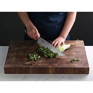 Cangshan | Thomas Keller Signature Collection Walnut End-Grain Cutting Board,16 x 22 x 2.0", Crafted in USA