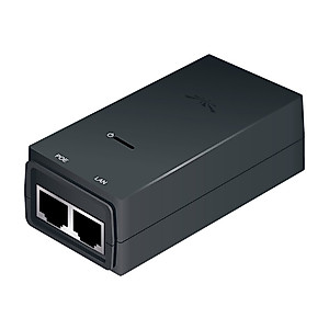 Ubiquiti Networks 24-Volt Dc 12W Poe Adapter, Max Surge Discharge 1500A Power - Protects Against ESD Events - Compatible with airGateway, (POE-24-12W)