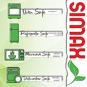 Simax Glass Pizza Pan for Oven, Borosilicate Glass Pizza Tray for Oven, 12.5 Inch Pizza Pans, Pizza Plates, Pizza Tray Oven Pan, Round Pizza Pans Baking Sheet, Non Stick Pizza Pan 12.5 Inch