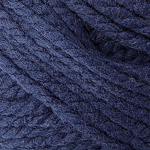 Bernat Big Ball Chunky Solid Yarn, 14 oz, Gauge 6 Super Bulky, 100% Acrylic, Faded Denim (Pack of 2)