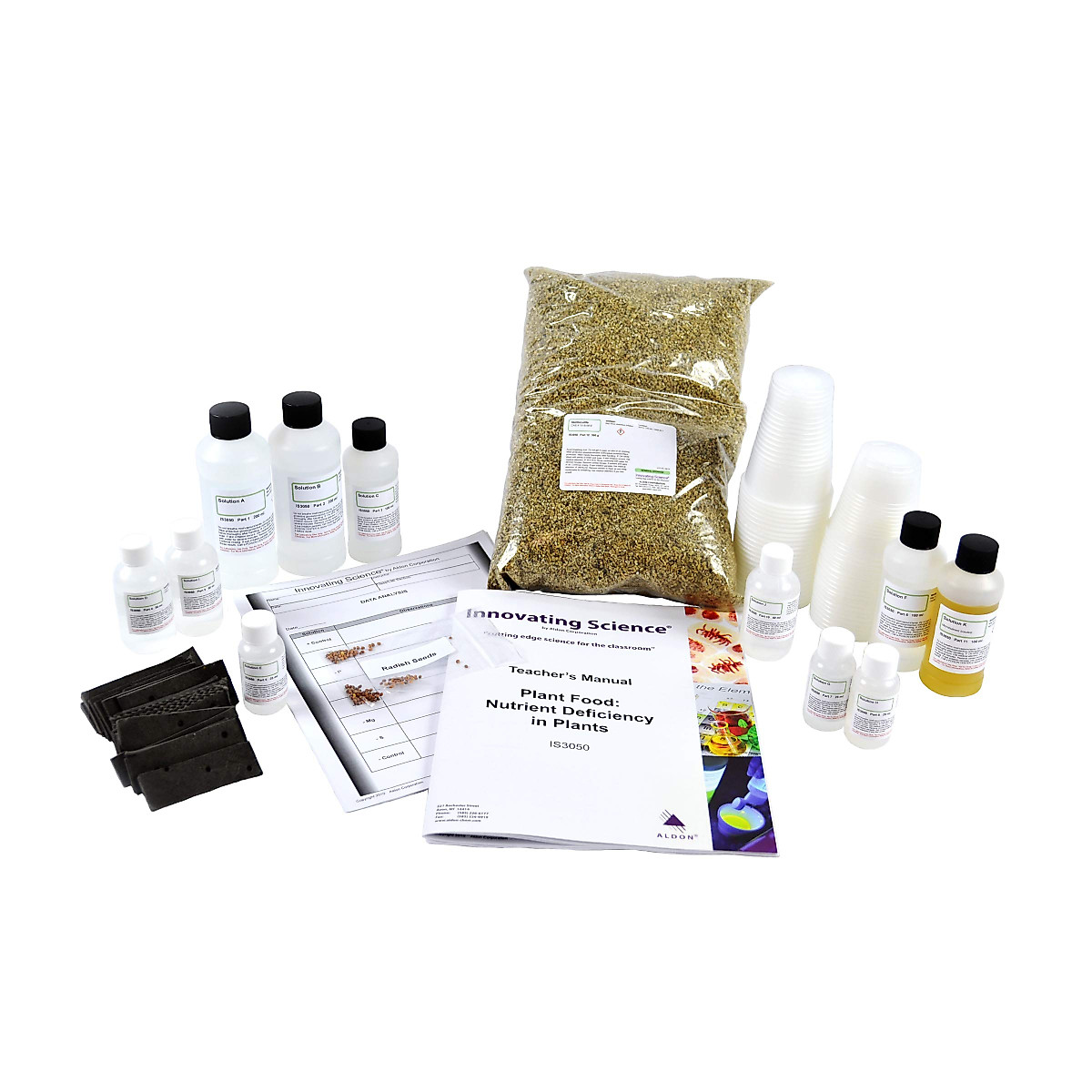 Plant Food: Nutrient Deficiency in Plants - Explore The Different Effects of Nutrient Deprivation in Plants - Small Group Learning - Experiment Kit - Innovating Science