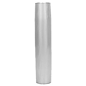 TACO Aluminum Ribbed Table Pedestal - 2-3/8 O.D. - 26 Length