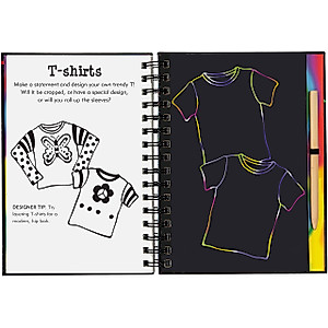 Scratch & Sketch Fashion Show (Trace Along)