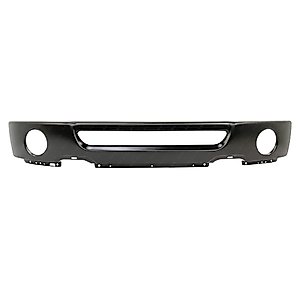 Crash Parts Plus Painted Black Steel Front Bumper for Ford F-150, Lincoln Mark LT - FO1002401