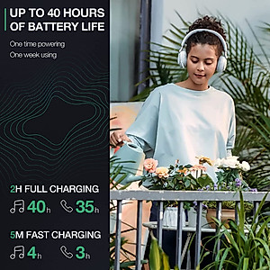 Yealink BH72 Teams Wireless Headset Bundle with Blue Beacon Range Extender - Global Teck Bundle with Blue Tooth Wireless DongleRange Extender and Global Teck Microfiber Cloth, Gray