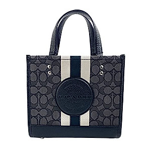 COACH Dempsey Tote 22 In Signature Jacquard With Stripe Patch