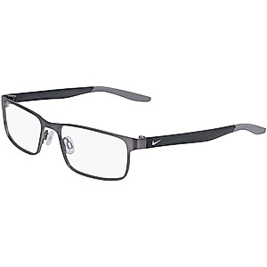 Nike Eyeglasses 8131 073 Brushed Gunmetal/Wolf Grey 53-17
