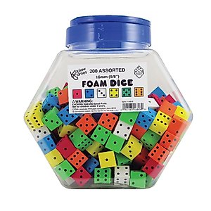 Koplow Games - 16808 Assorted Foam Dice