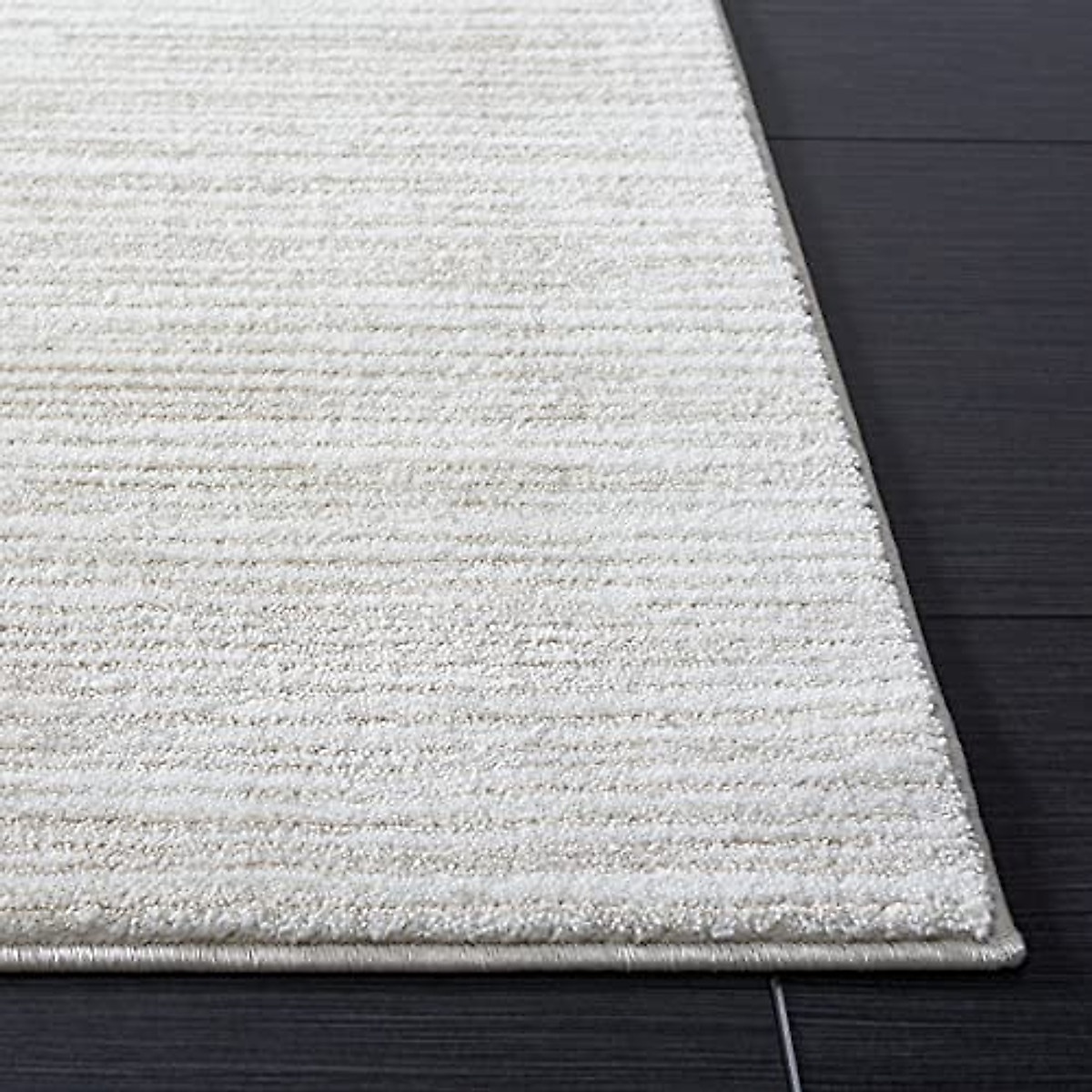 SAFAVIEH Vision Collection Area Rug - 9' x 12', Ivory, Modern Ombre Tonal Chic Design, Non-Shedding & Easy Care, Ideal for High Traffic Areas in Living Room, Bedroom (VSN606J)