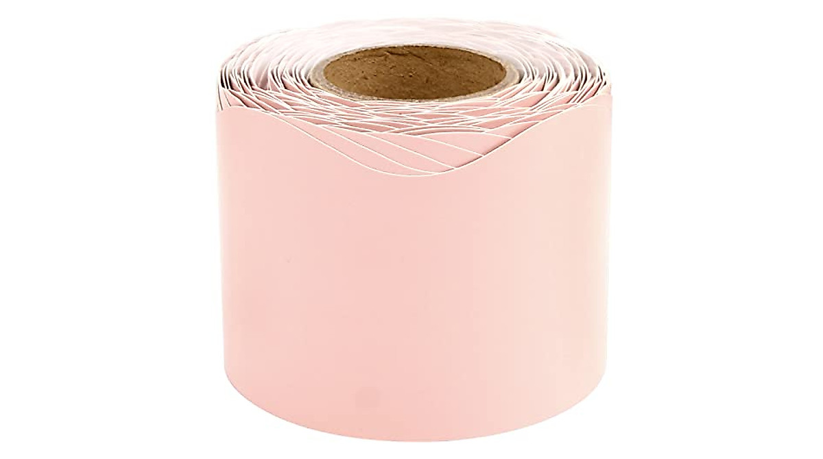Blush Bulletin Board Border - 52ft Classroom Trim