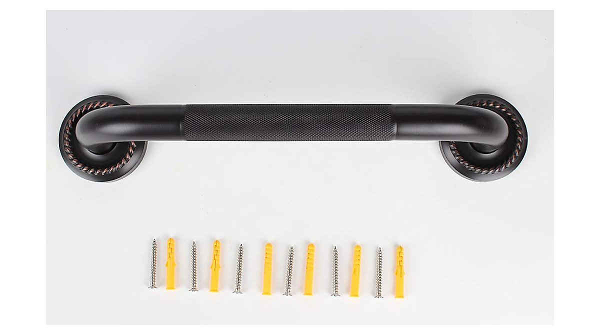 700Brass 12-Inch Heavy-Duty Safety Grab Bar for Bathroom