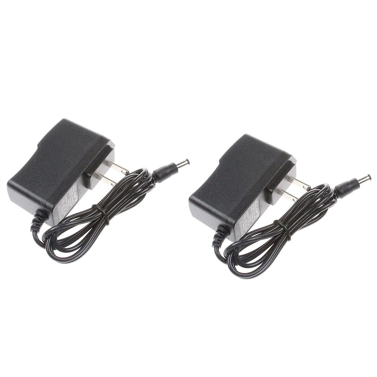NOYITO AC to DC 6V 1A 1000mA Adapter Converter AC120V 100-240V to 6V Power Supply DC Interface 5.5 x 2.5 2.1mm Wire Length 4.9ft (Pack of 2)