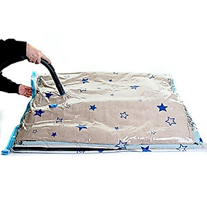 Axii Strong Vacuum Space Saver Storage Bags, Set of 5, 2 Sizes Thicker at .08 mm