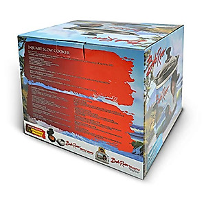 Uncanny Brands Bob Ross 2 Quart Slow Cooker- Happy Little Tree Appliance