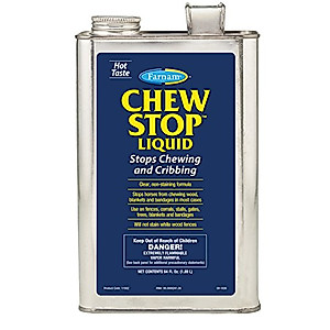 Farnam 272582 Chew Stop Liquid Chewing Deterrent for Horses, 64 oz