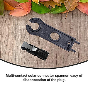 Garneck Pocket Tools Pocket Tools 10pcs Solar Spanners Wrench Plastic Solar Panel Connector Disconnecting Tool for Solar Panel Cable Connectors Assembly Universal Tool Universal Tool