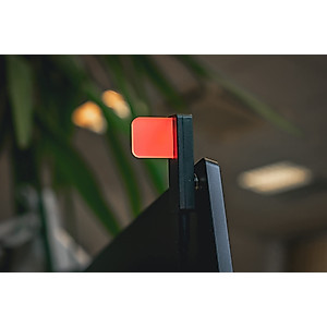 Luxafor Flag LED USB Busy Light Indicator – Black Luxafor Flag LED Availability Indicator That Eliminates Workspace Distractions and Boosts Productivity (20 inch Cable (USB))