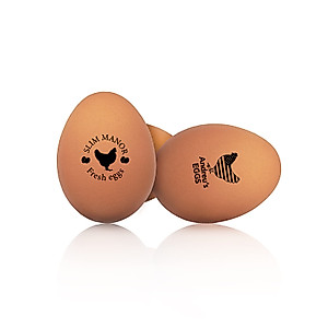 STAMTECH Egg Stamps for Fresh Eggs - Make Your Mark on Farm Fresh Eggs with Custom Egg Stamp Customizable and Easy to Use for Homegrown Eggs and Kitchen Creations