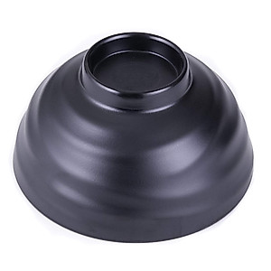 Itamae Tableware Matte Black Melamine Ramen Pho Noodle Bowl 7.5" Dia x 3.75" H Multi Purpose Udon Soba Bowl 6 Pieces Pack Restaurant Supply